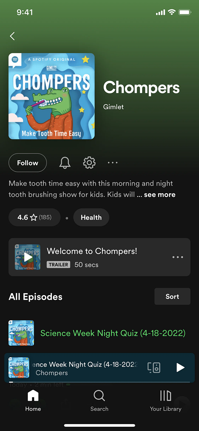 Spotify iOS 133