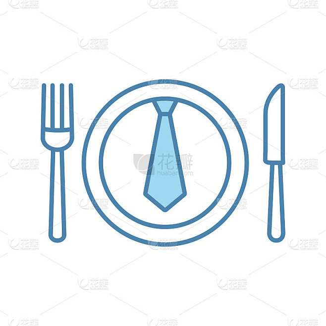 Business lunch, dinner icon