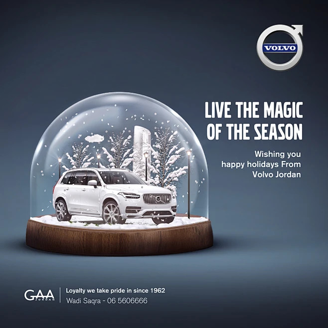 Volvo - Season Greeting Ad-花瓣网
