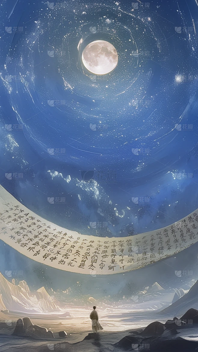 -中秋节诗-东方美学背景图片素材-花瓣网