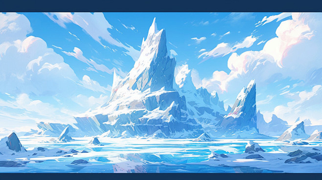 Ice mountain