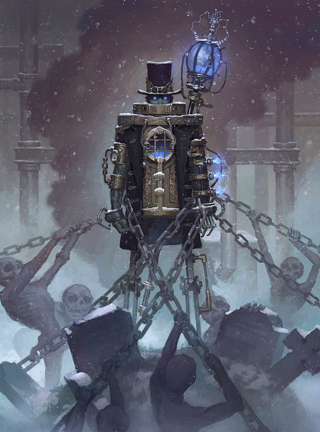 蒸汽朋克角色原画来自cgbook.cn (371)