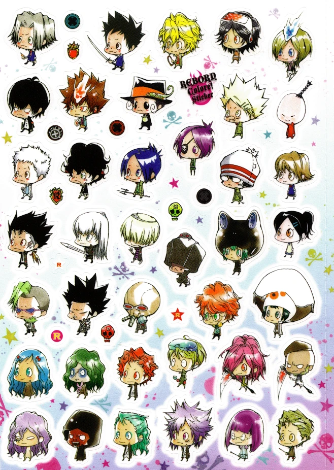 Katekyo Hitman Reborn! Official Visual Book - REBORN Colore ...