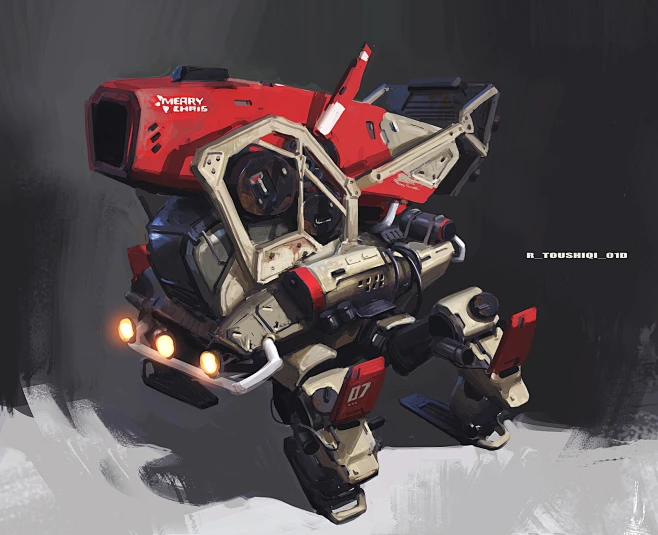 RED TIDES_ Christmas Skin series, yang qi917 : New Christmas scene, you ...
