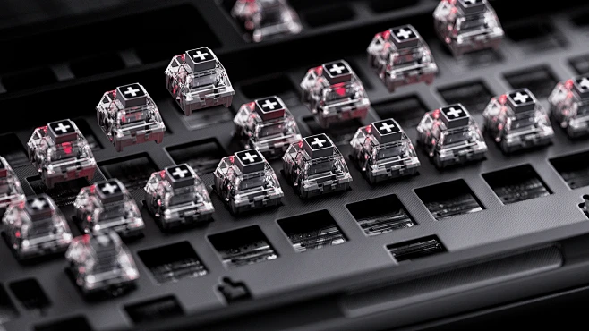 3D CGI cinema 4d keyboard redshift Render-花瓣网