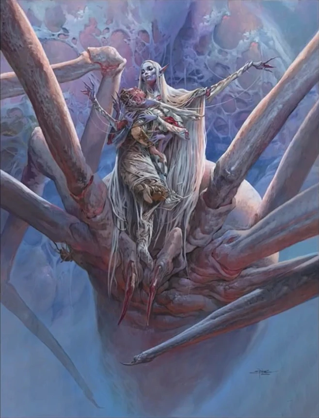 Lolth, Spider Queen (Variant) - Adventures in the Forgotten Realms MtG ...