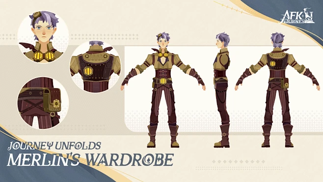 AFK Journey: Merlin's wardrobe图片_剑与远征 服装参考图片素材-花瓣网