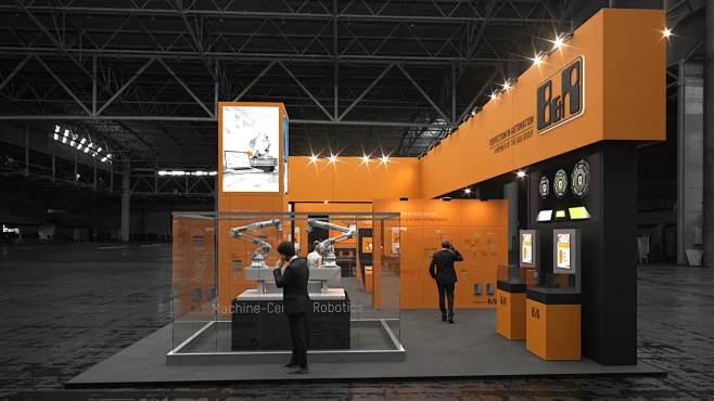 3D automation booth design Exhibition Exhibition Design exhibition ...