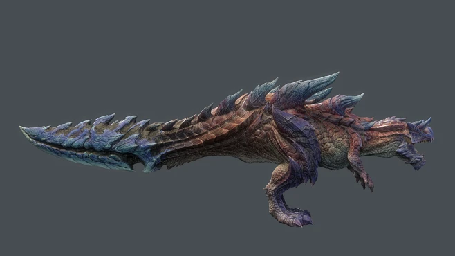 Monster Hunter - Glavenus fanart-花瓣网