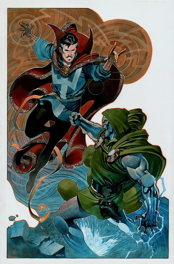 Doctor Doom & Doctor Strange by Chris Stevens