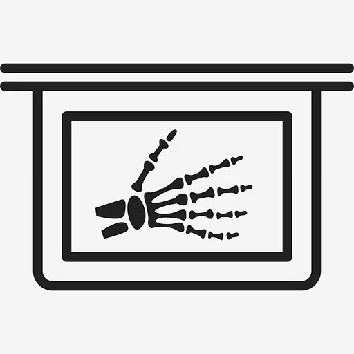 手部骨骼X光片医疗身体部位图标_88ICON https://88icon.com 手部骨骼X光片 医疗 身体部位-花瓣网
