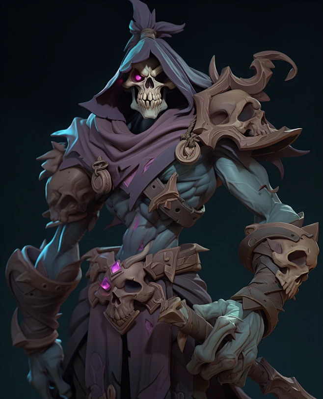 20230419_01 Stylized undead characters-花瓣网