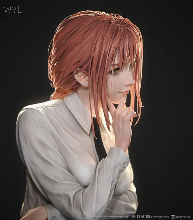 A站大佬 Sean WangYalong 作品欣赏-CG角色-微元素 - Element3ds.com!-花瓣网