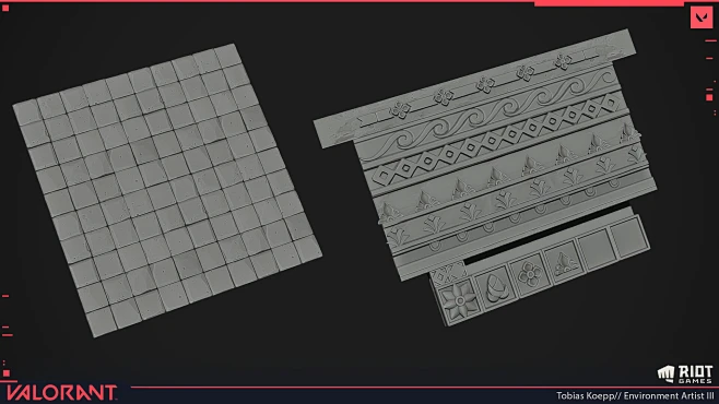 Valorant - Lotus - Materials and Sculpts-花瓣网