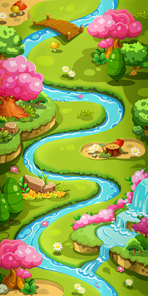 原创作品：花园2的春季地图