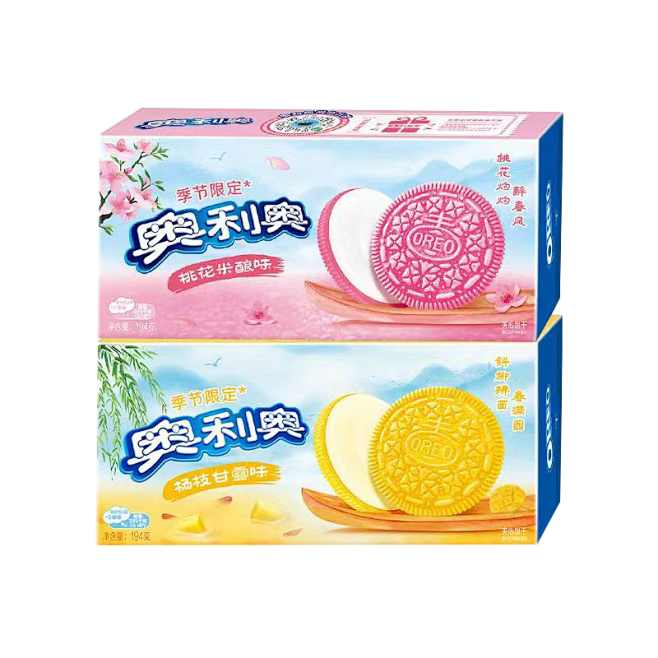 奥利奥夹心饼干桃花米酿（杨枝甘露）味194G-惊爆价8