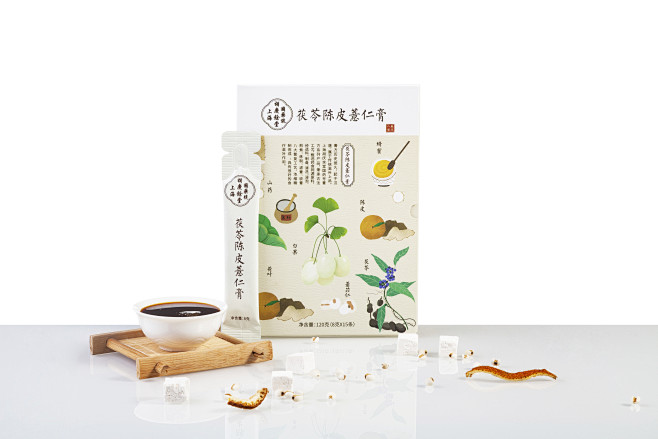 上海胡庆余堂国药号-膏方 包装设计