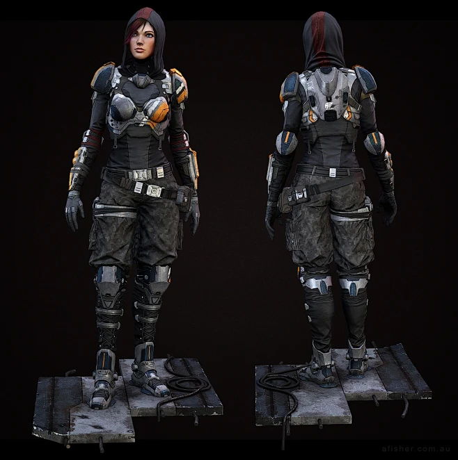 Dishonored Guard by AdamFisher - Adam Fisher - CGHUB #游戏人物#-花瓣网