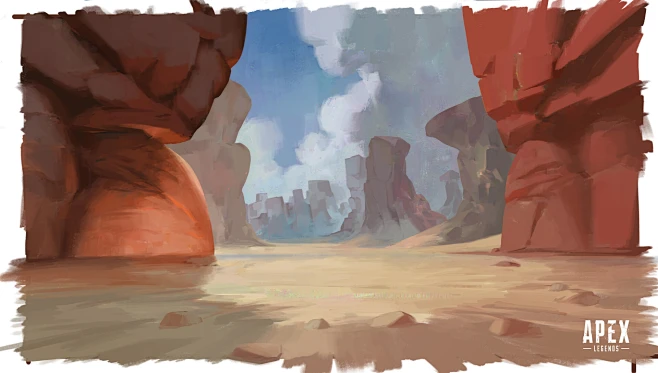 Apex Legends opening cinematic illustrations and designs, Luca Xu ...