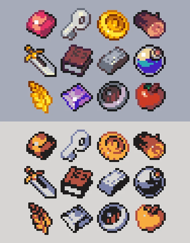 2019年第18周像素交流一周像素画精选 – 教你画像素画-花瓣网