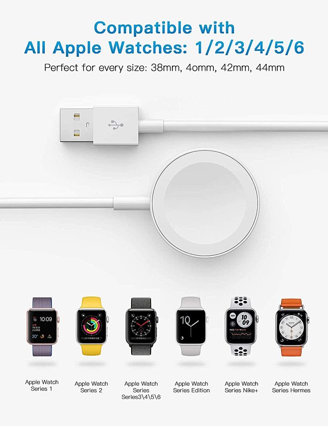 Amazon.com: Marchpower iWatch Charger Magnetic Quick-Charge ...
