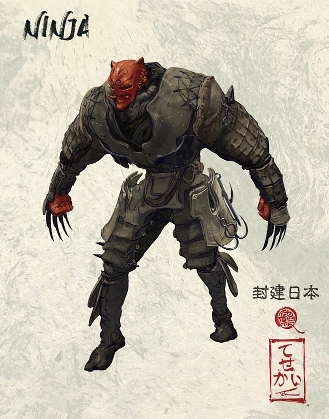 Ninja.jpg (1920×2442)图片_风格化角色图片素材-花瓣网