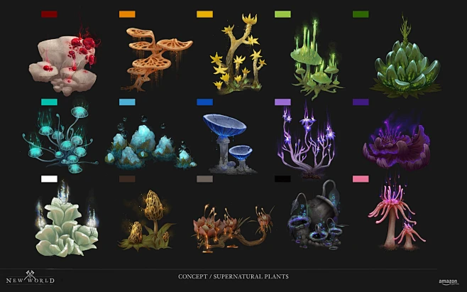 New World- Various Environment Concepts-花瓣网
