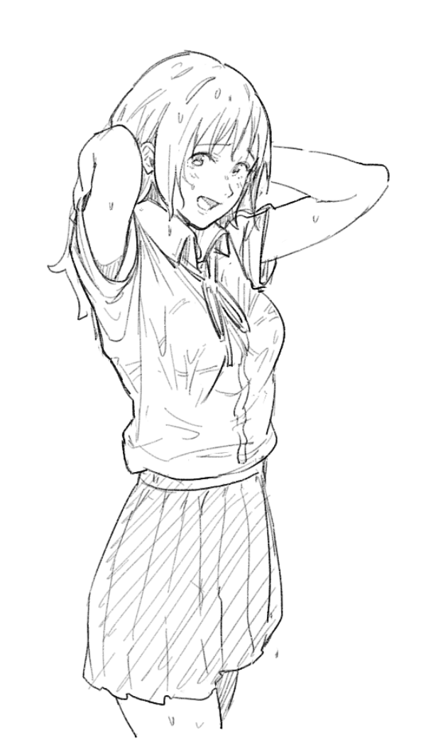 【のらくら】画师人体动态形态-基础线稿 (828)