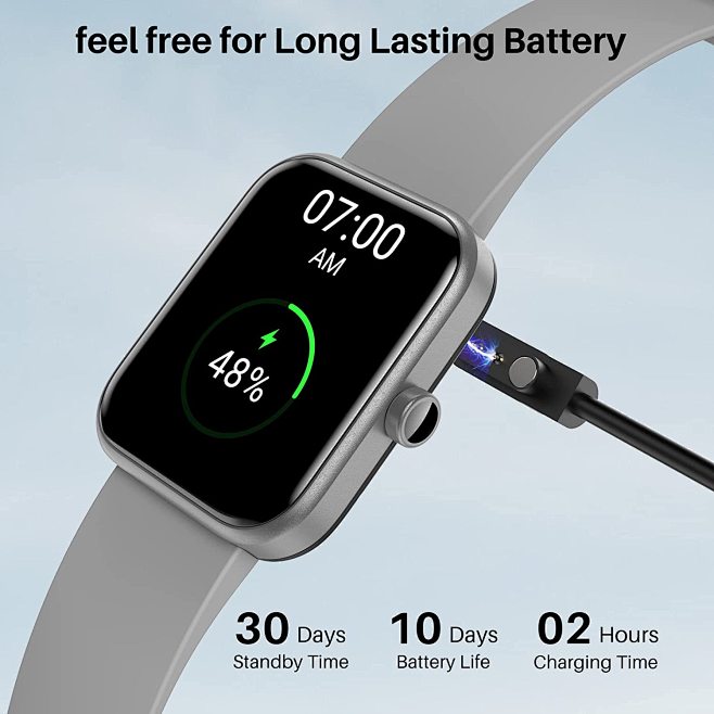 Amazon.com: TOZO S2 Smart Watch Alexa Built-in Fitness Tracker with ...