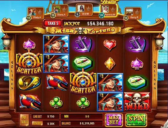 pirate slot game ui-花瓣网