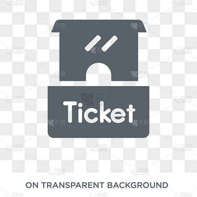 Ticket office icon. Trendy flat vector Ticket offi