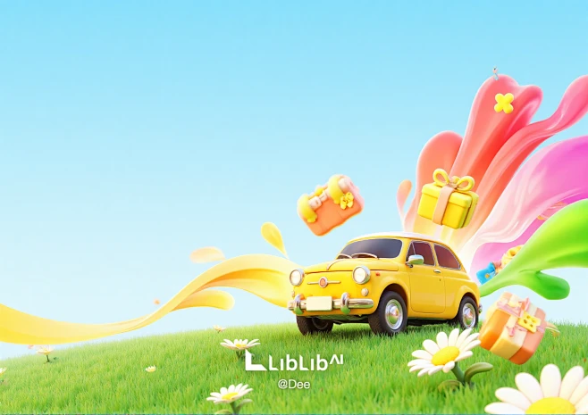 【战神视觉】F.1_3D电商运营设计-LoRA-战神视觉AIGC-LiblibAI-花瓣网