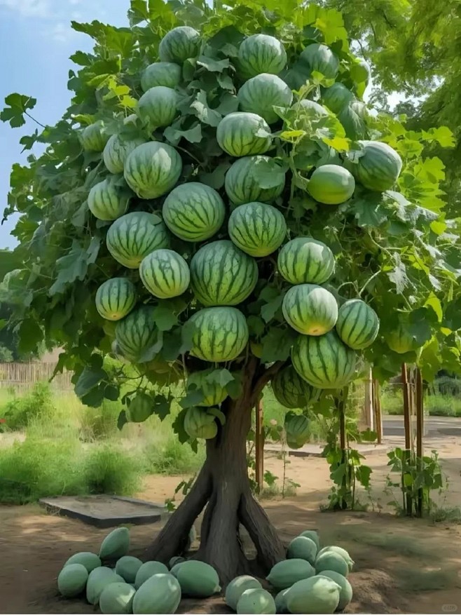 种瓜得树，开眼了！一颗树能管全村一年_5_花花的快乐分享_来自小红书网页版