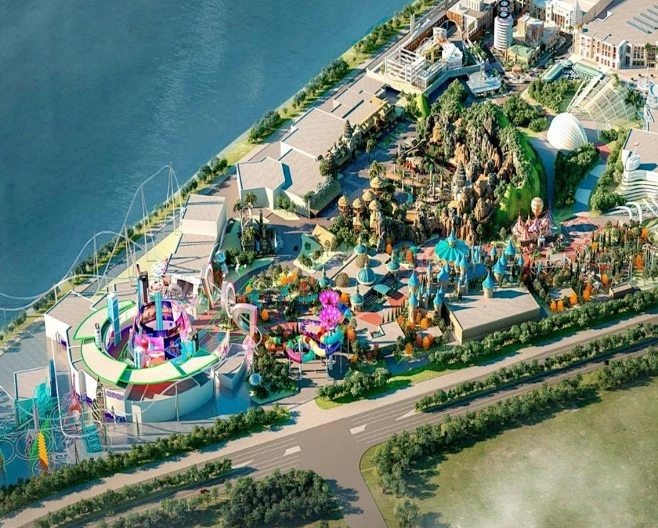 Paramount Movie Park Korea : Construction progress on Paramount Movie ...