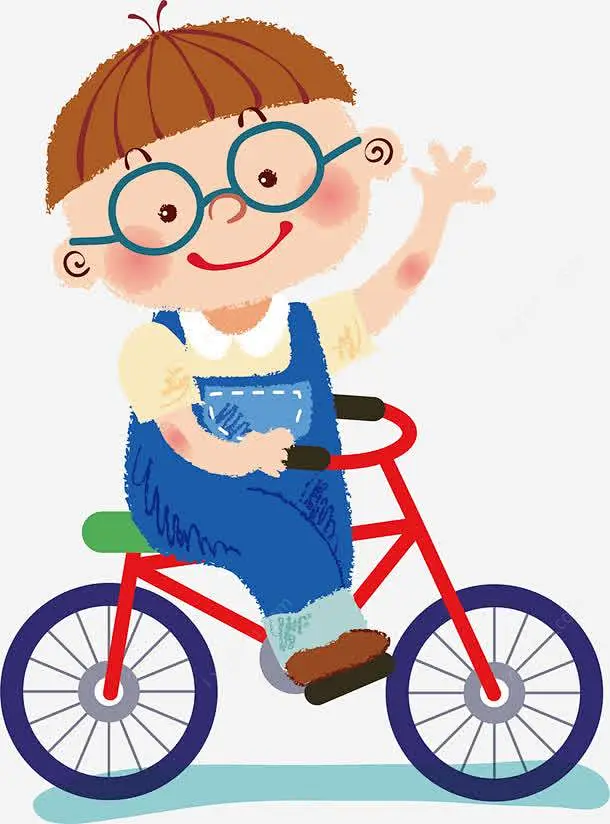 骑自行车的男孩矢量图png免抠素材_新图网 https://ixintu.com 男孩 手绘 自行车 挥手 AI-花瓣网
