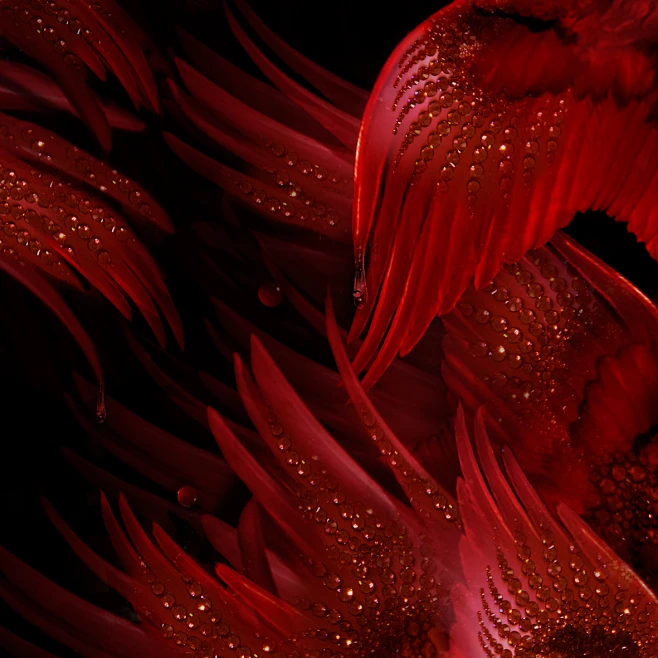 RED JUNGLE : Unique piece-Giclé print on Canson Infinity Edition ...