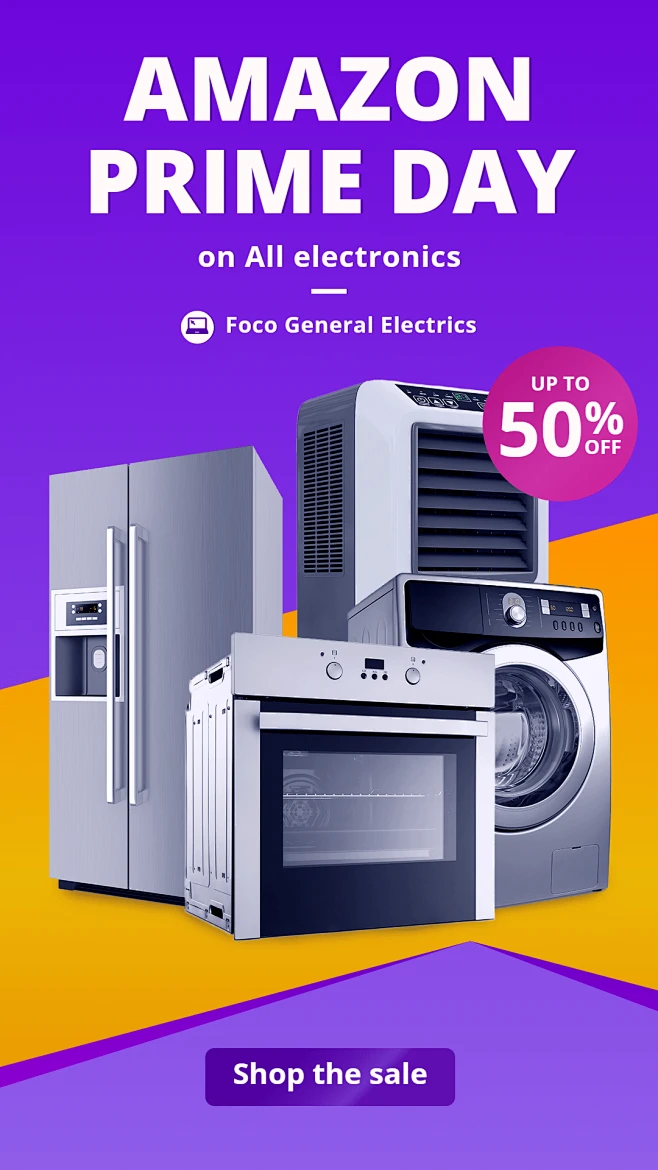 Purple Circlr Tag Element Simple Amazon Prime Day Electronics Sale ...