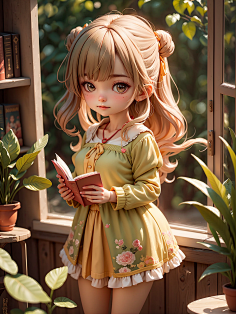 AIGC IP风格-花瓣网|陪你做生活的设计师 | le of disney animation,_The girl was walking ...