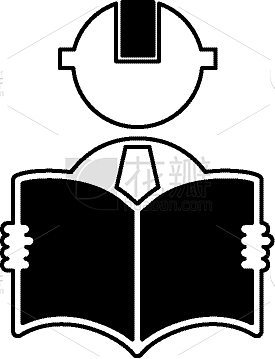 工程师,头像,分离着色,安全的,套装,建筑承包商,图像,工业