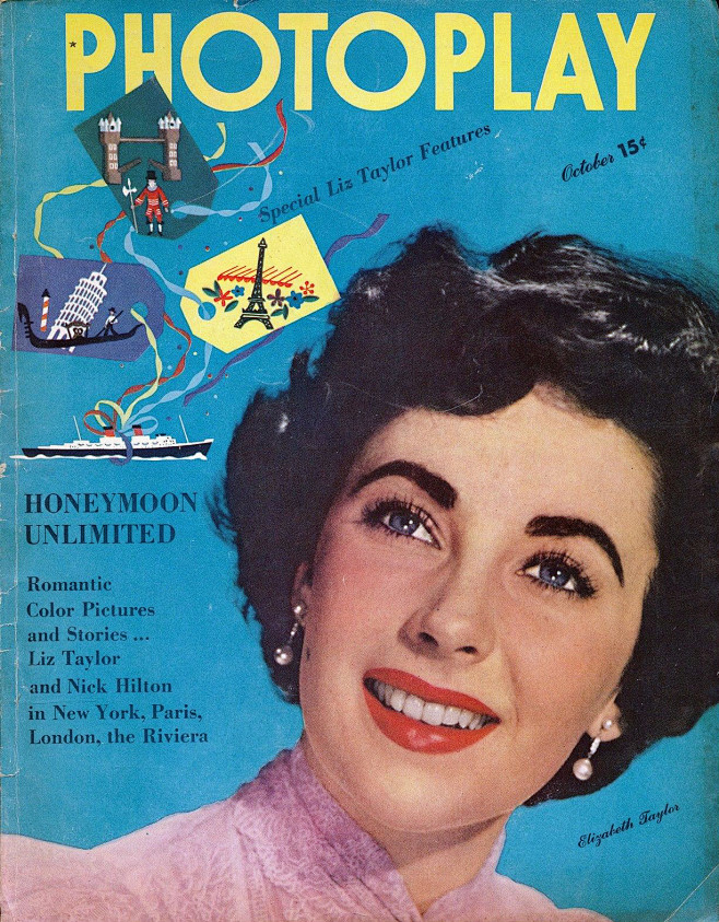 PHOTOPLAY-October-1950-Movie-Magazine-ELIZABETH-TAYLOR-Cover