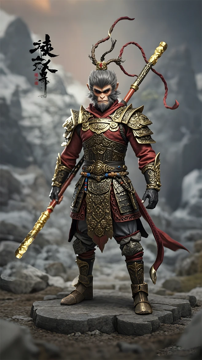 黑悟空模型-hzj(2)-花瓣网