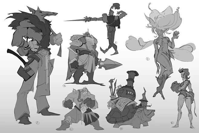 Fantasy Character Designs & Concepts-花瓣网