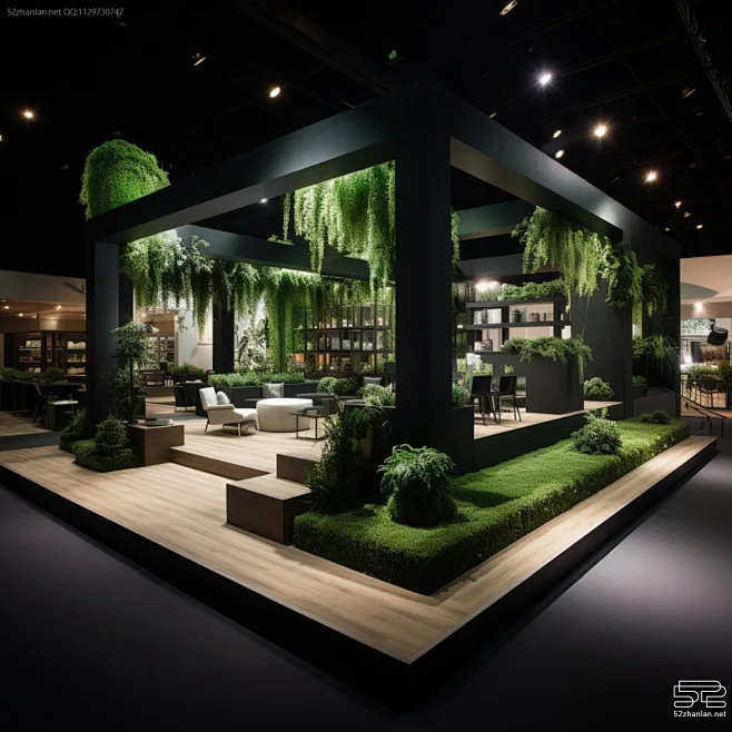 MidJourney AI 展览设计提示词收藏【0007】 – 52展览设计-花瓣网