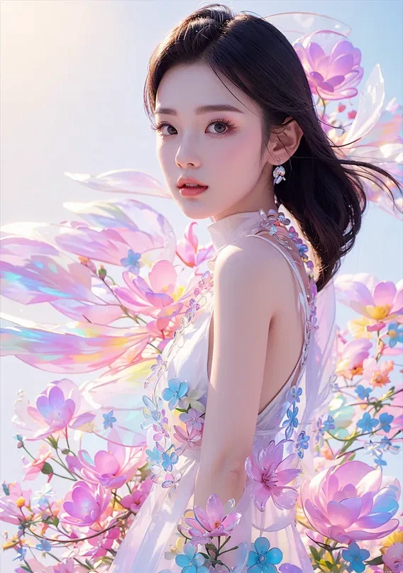 清新品牌人物海报lora|3D渲染风格-LoRA-寥无事-LiblibAI-花瓣网