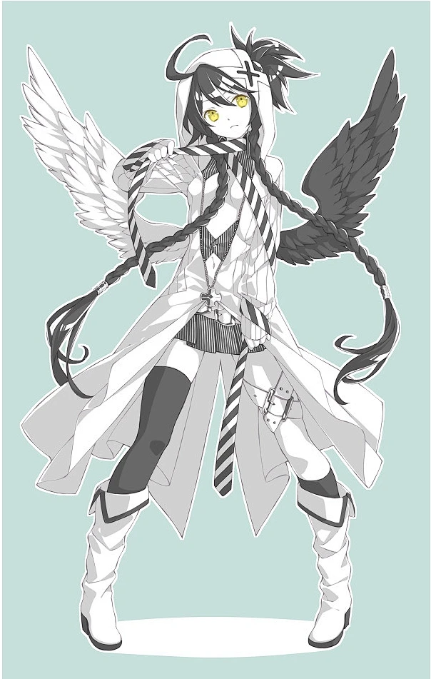 鸟人原画带翅膀的人天使原画来自cgbook.cn (29)-花瓣网