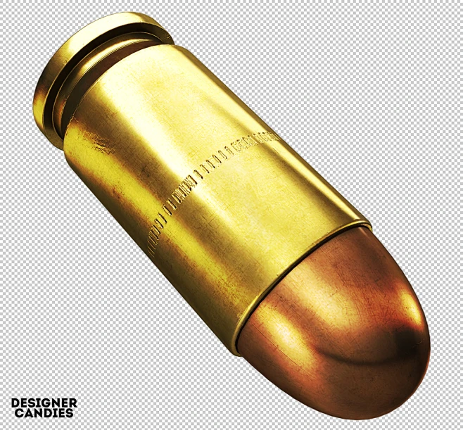 Free 3D Bullet Renders Pack : A set of 16 Free Isolated Bullet Renders ...