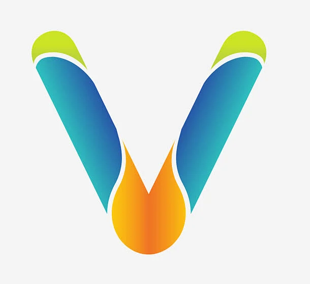 LOGO字母设计彩色立体V型矢量图标_88ICON https://88icon.com LOGO 图标 商标 标识 v LOGO字母 logo设计 创意字母 立体V型-花瓣网