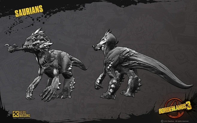 Borderlands 3 - Creature attachments, KEOS MASONS : Group Effort of ...