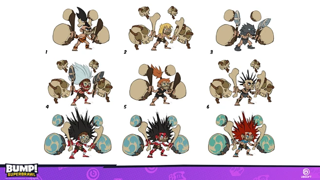 BUMP! SUPERBRAWL - Character concepts-花瓣网