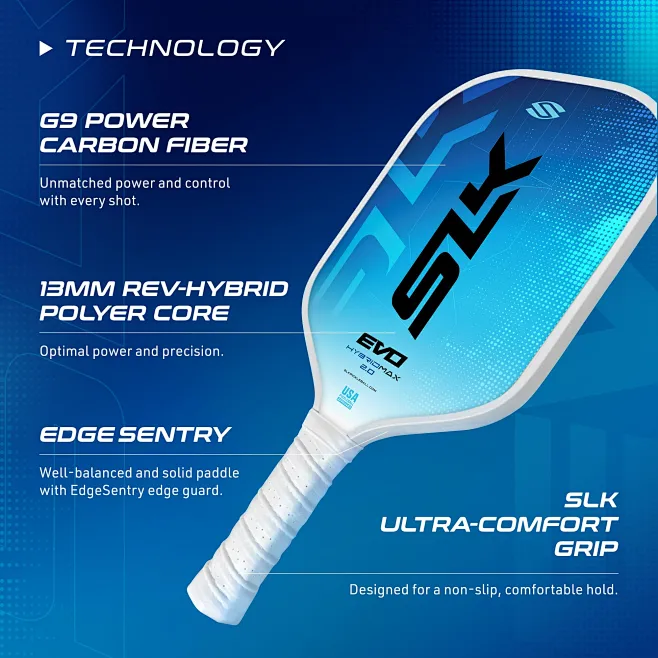 Amazon.com: Selkirk SLK 2024 匹克球拍 | Evo Power、混合和控制桨 | 玻璃纤维匹克球拍 | 碳纤维匹克 ...